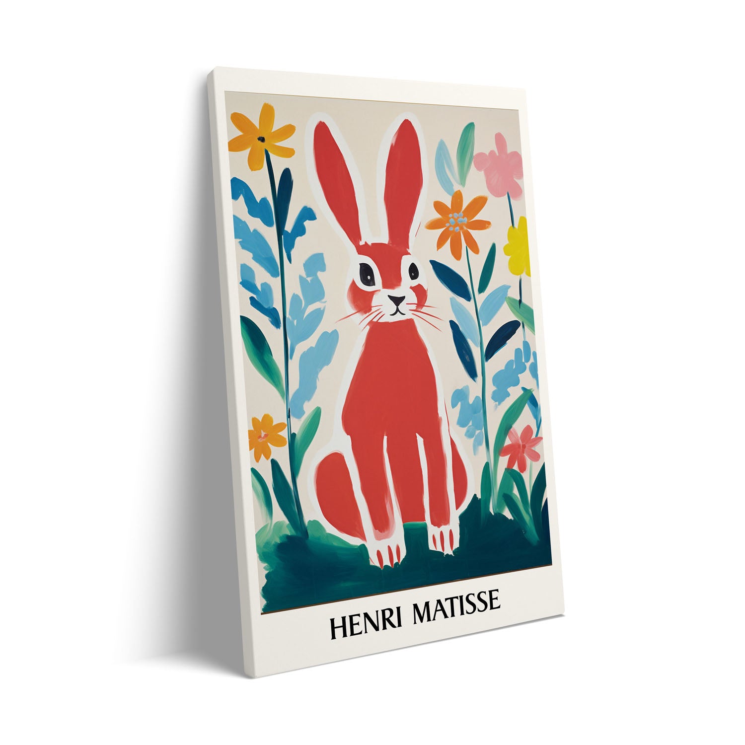 Buy Canvas Art|Red Rabbit - Henri Matisse|Art Shop|RareMango